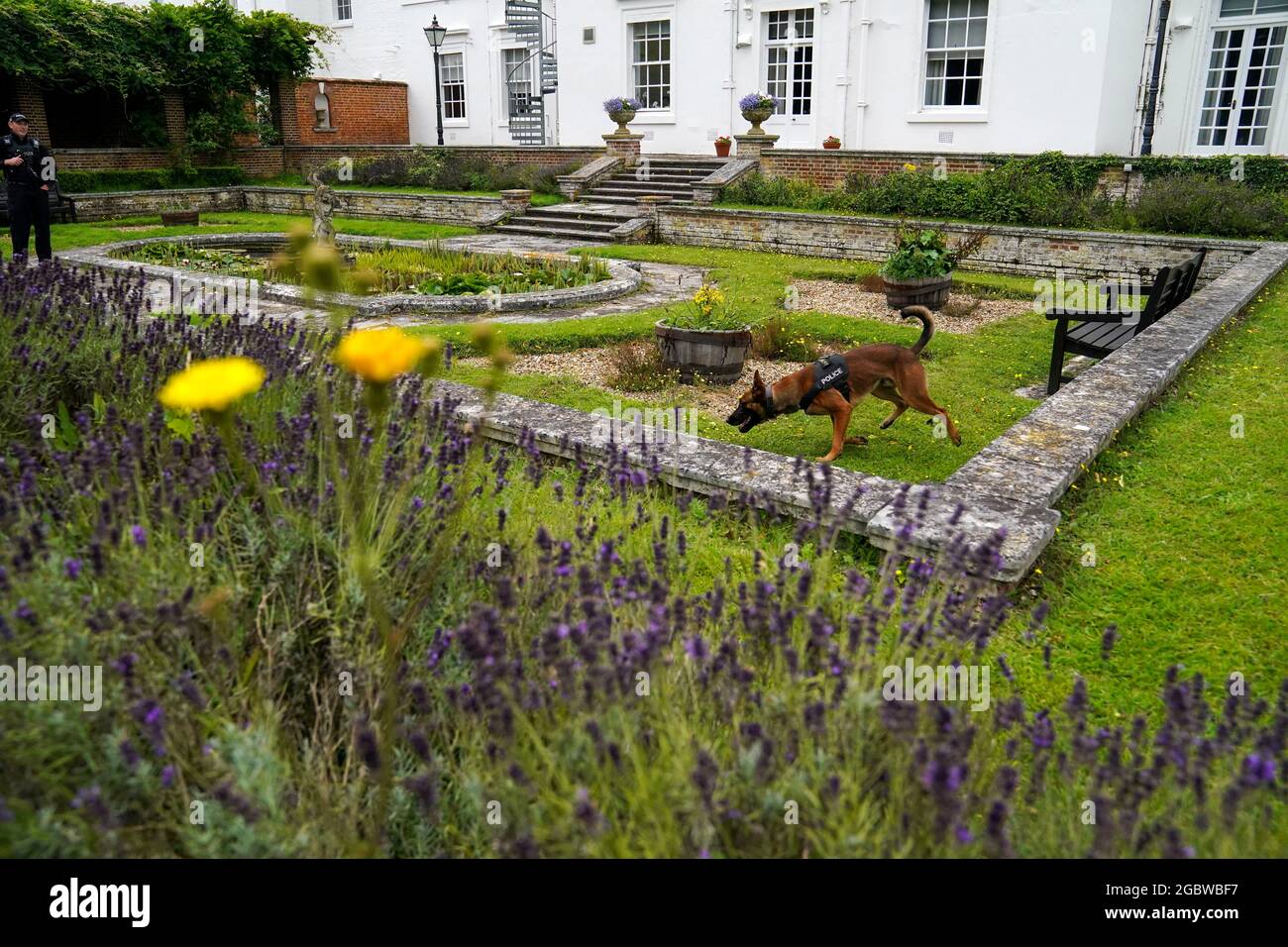 Police Dog Viper trains find items during the Thames Valley Police's ...