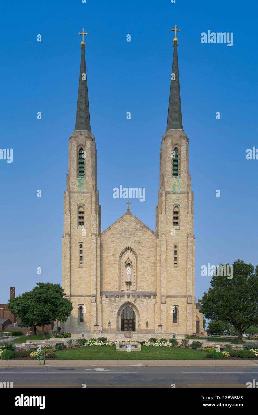 Exterior of the Cathedral of the Immaculate Conception (1860) at 1122 S ...