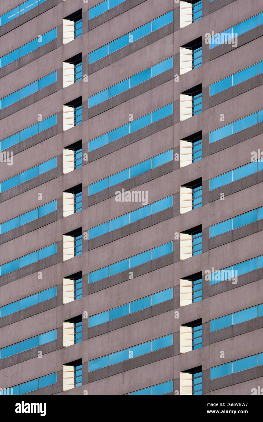 Architectural abstract of the modern Indiana Michigan Power Center ...