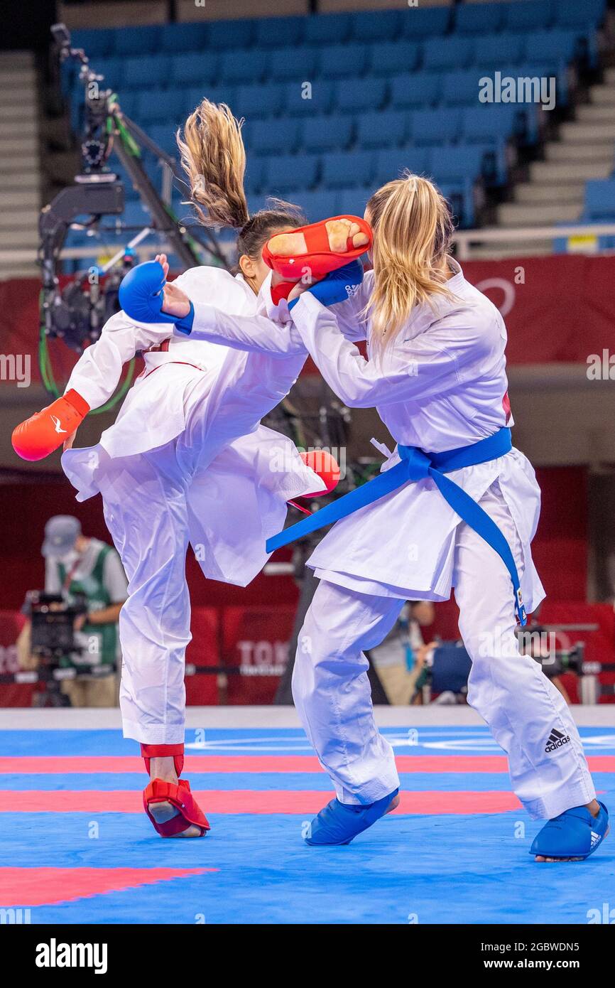T'QUIO, TO - 05.08.2021: TOKYO 2020 OLYMPIAD TOKYO - Karate Kumite ...