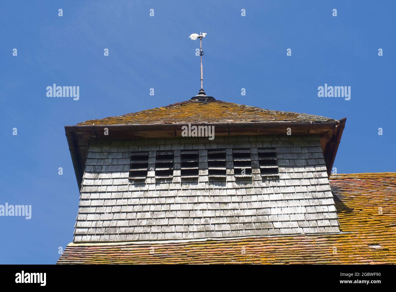St Thomas a Becket church, Fairfield Kent Stock Photo - Alamy