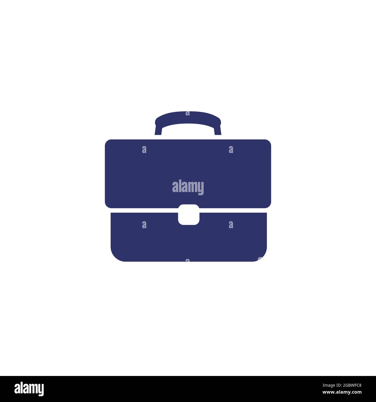 briefcase icon on white, vector Stock Vector Image & Art - Alamy