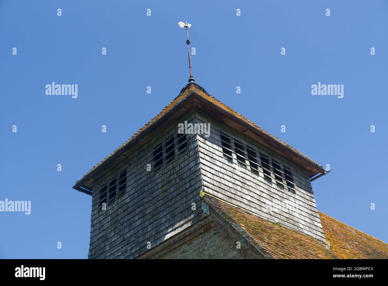 St Thomas a Becket church, Fairfield Kent Stock Photo - Alamy