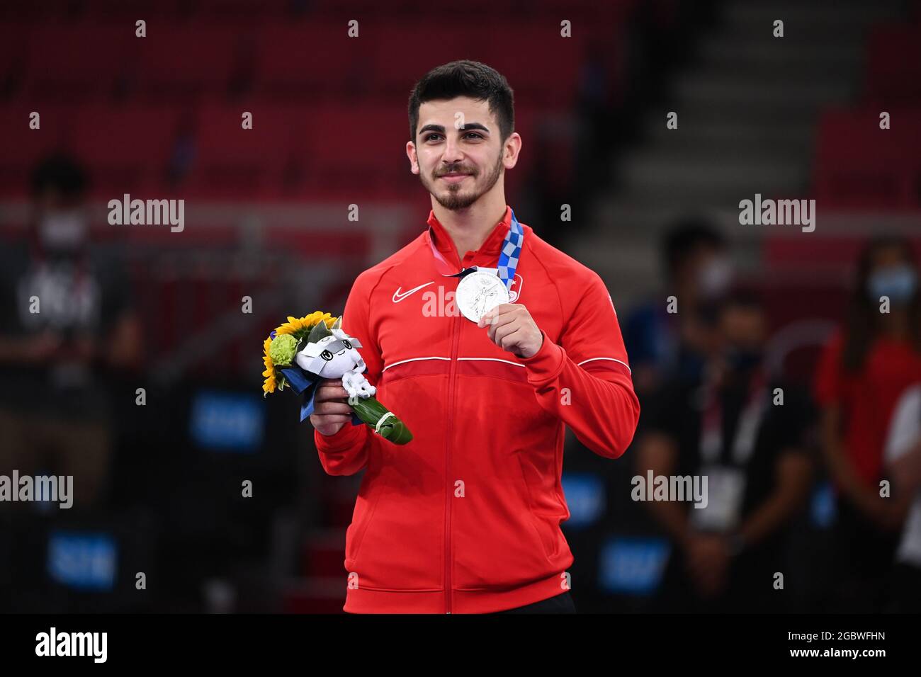 Tokyo, Japan. 5th Aug, 2021. Eray Samdan of Turkey poses with the ...