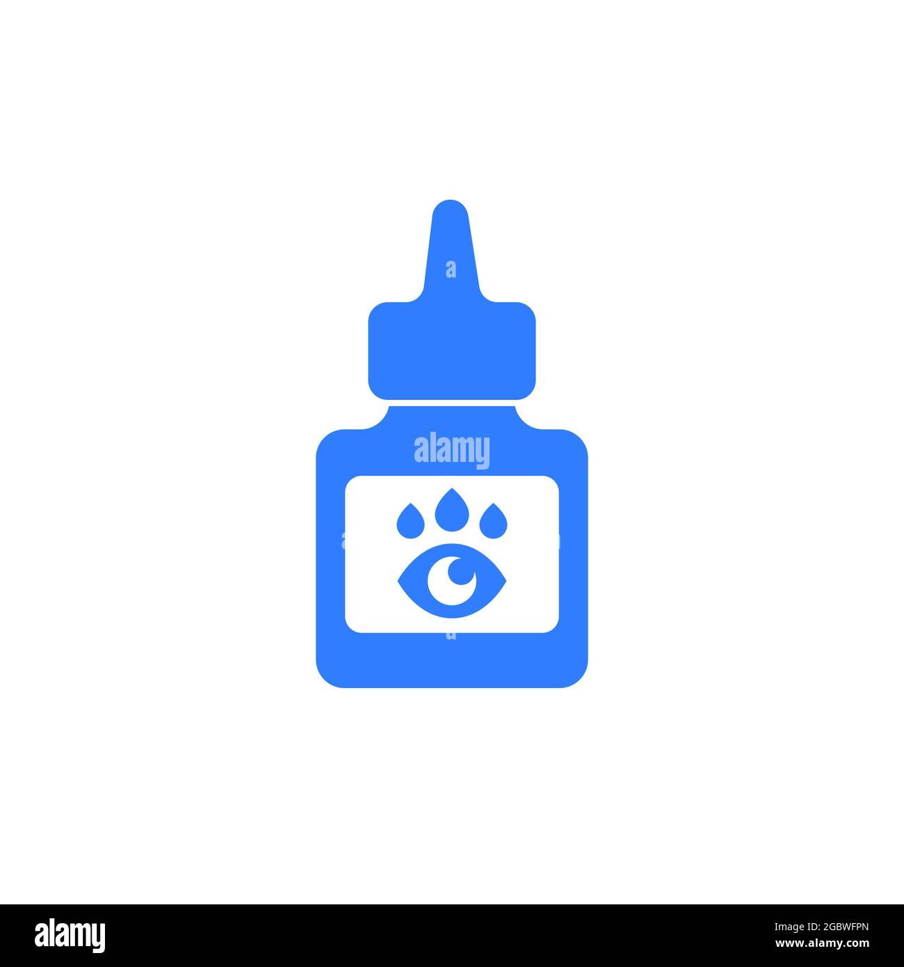 Drop contact lens icon Cut Out Stock Images & Pictures - Alamy