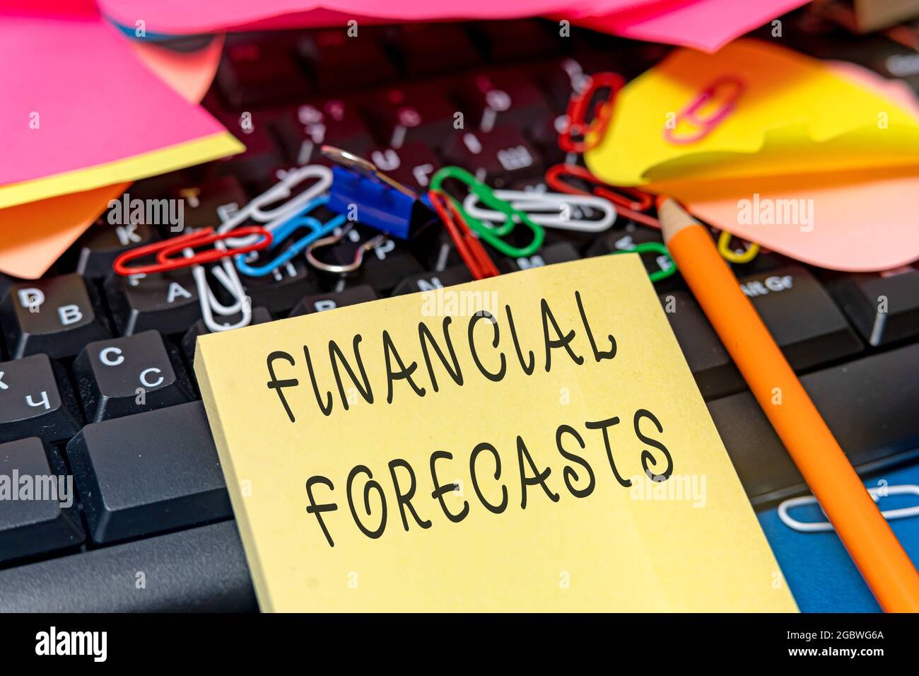 Inspiration showing sign Financial Forecasts. Business overview ...