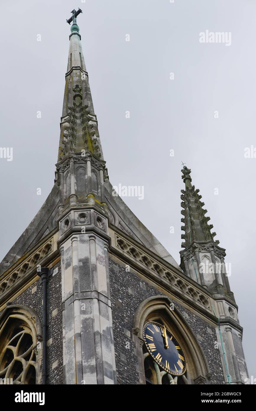 Algae on the church spire hi-res stock photography and images - Alamy