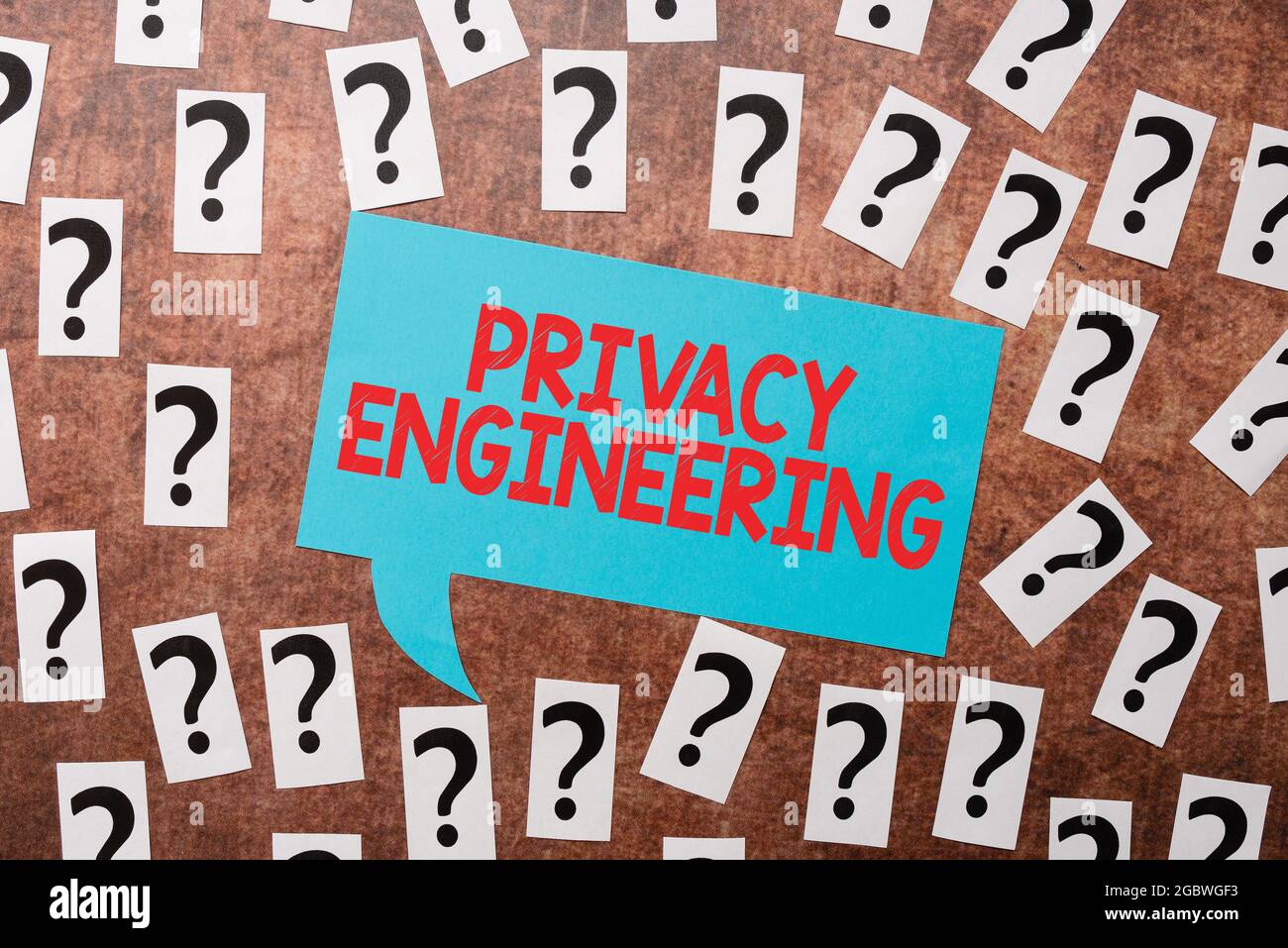 Sign displaying Privacy Engineering. Conceptual photo engineered ...