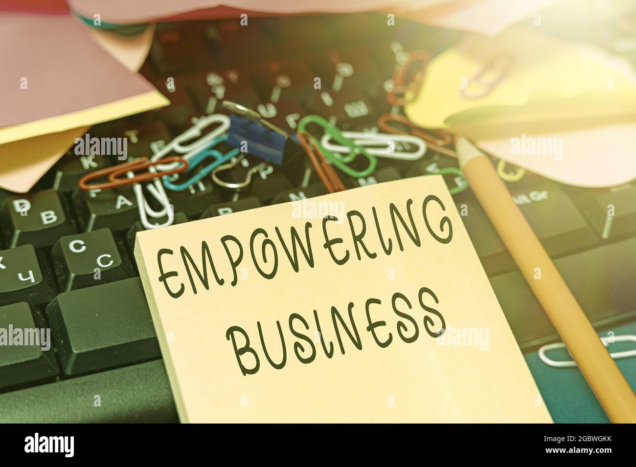 Inspiration showing sign Empowering Business. Conceptual photo creating ...