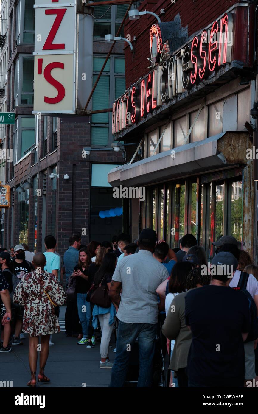 Line Outside Restaurant