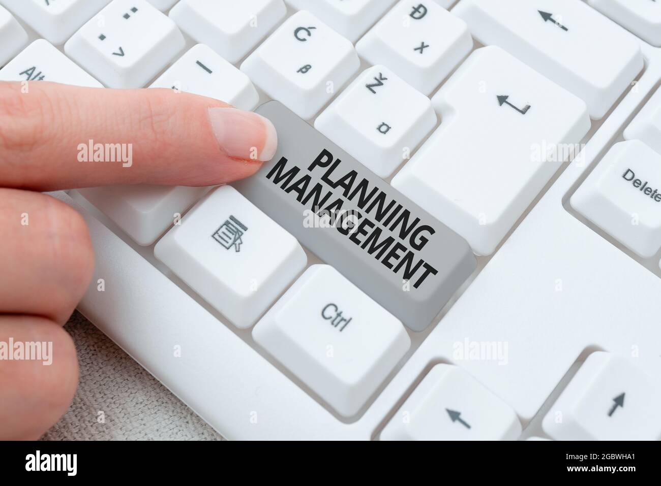 Sign displaying Planning Management. Word for act or process of making ...