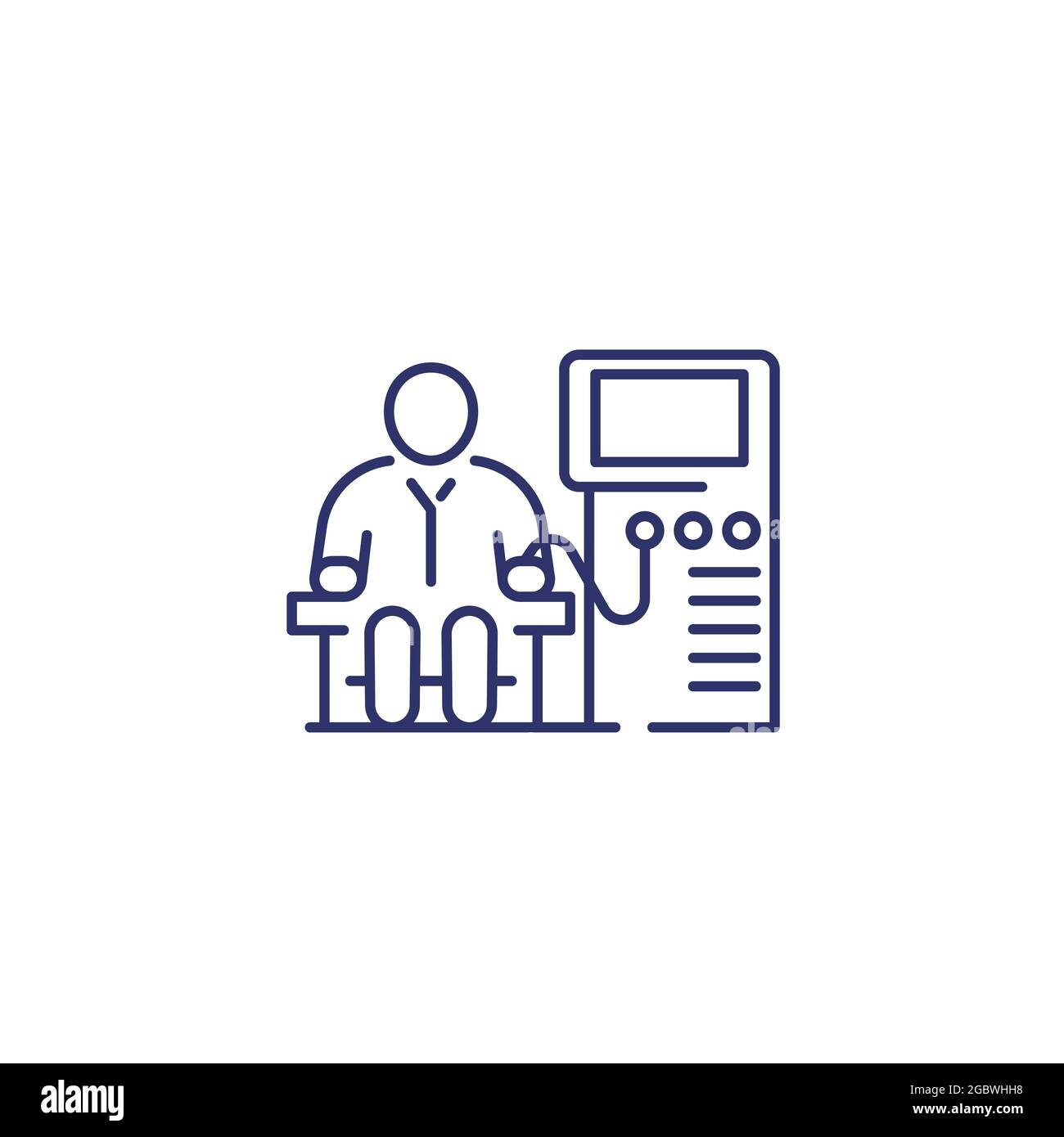 Dialysis man Stock Vector Images - Alamy