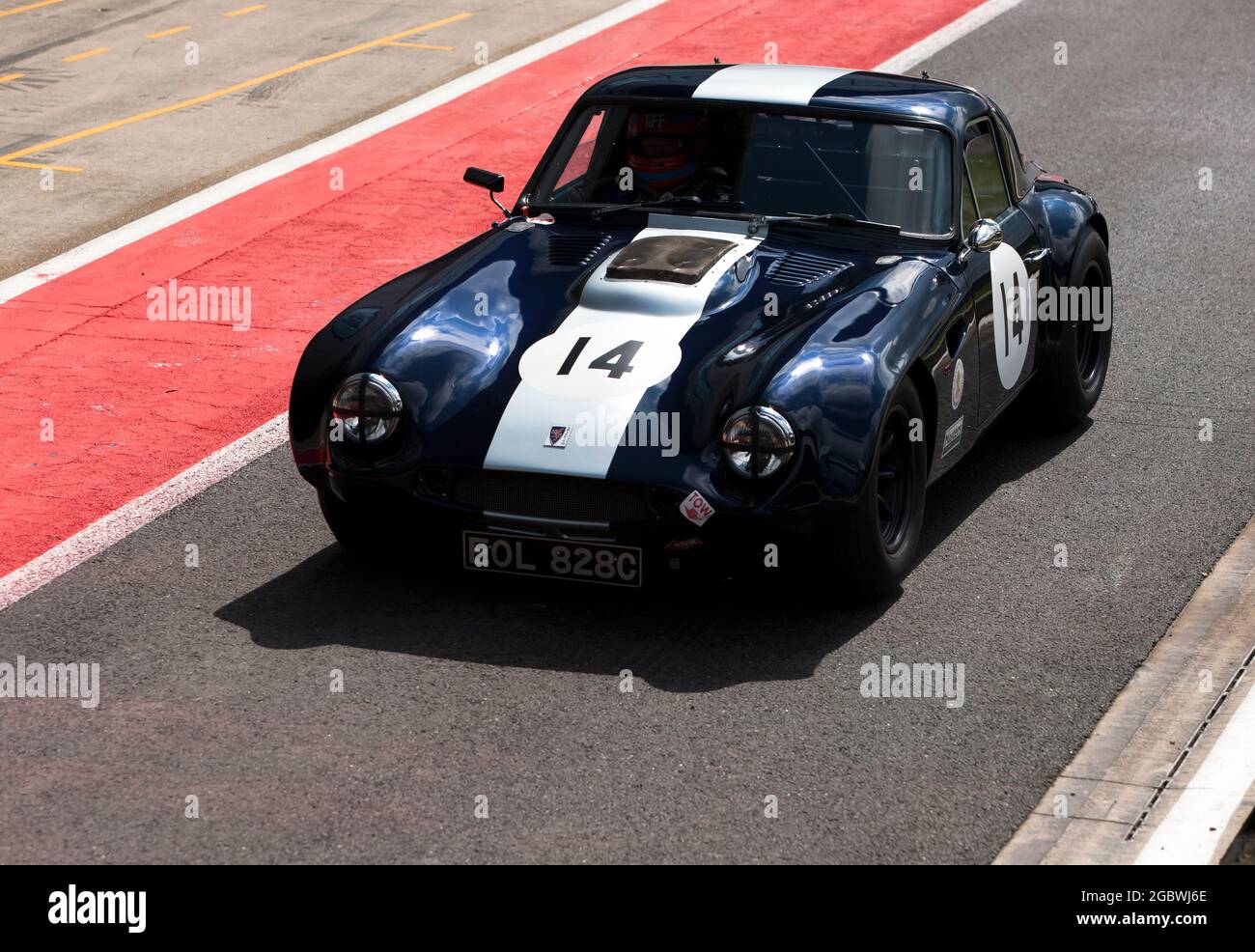 The TVR Griffith 200, of John Spiers and Tiff Needell, in the pit lane ...