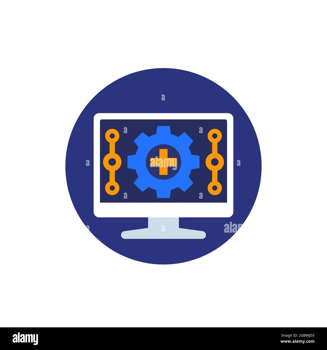 framework icon, flat vector design Stock Vector Image & Art - Alamy
