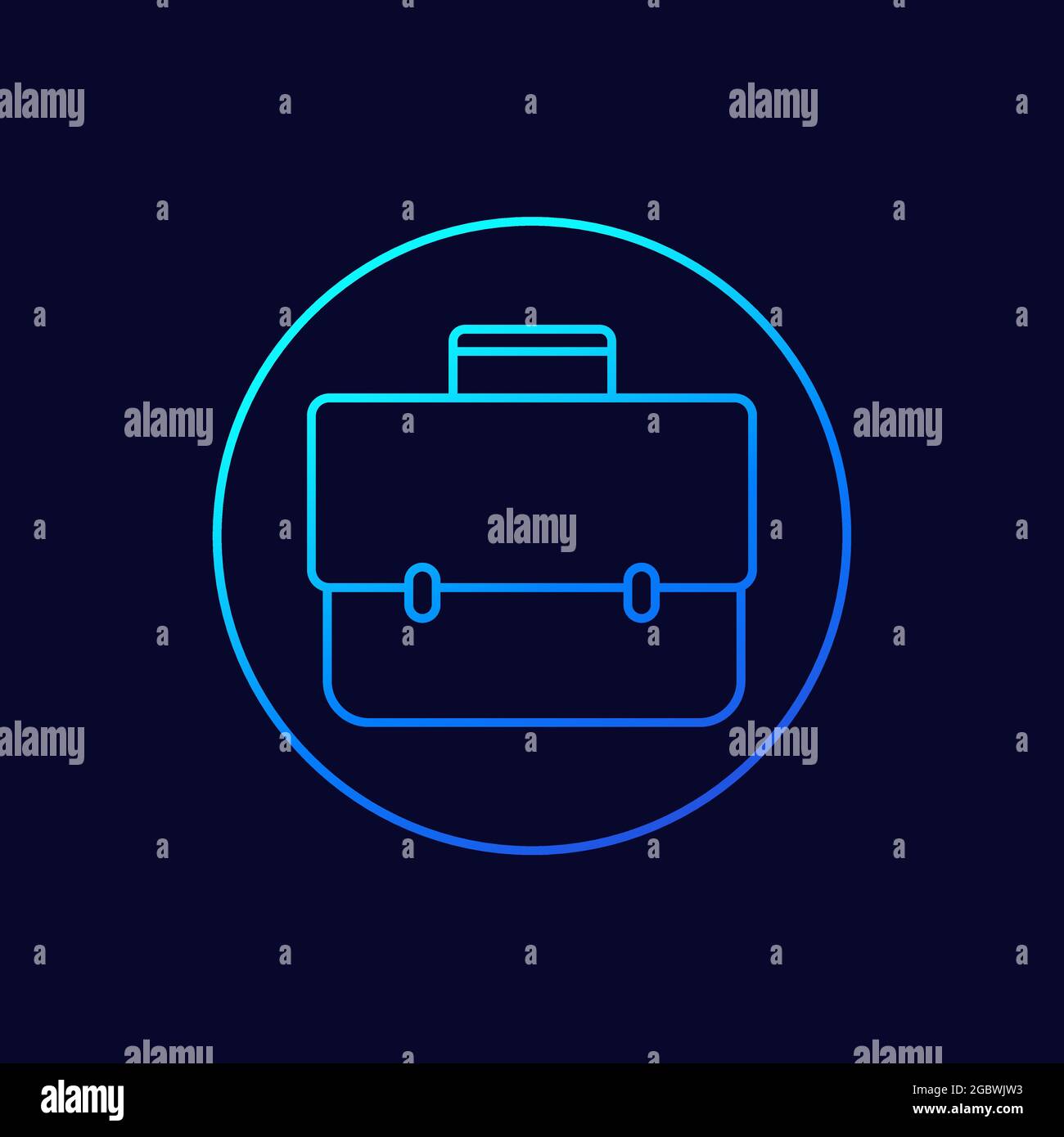 briefcase thin line icon, vector Stock Vector Image & Art - Alamy