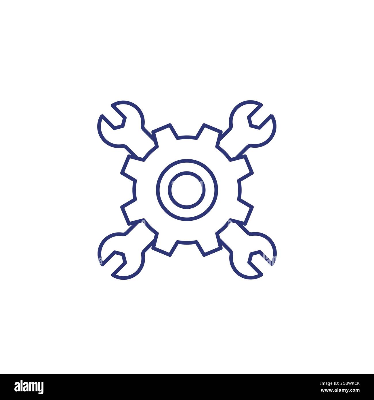 Hardware shop line icon Stock Vector Images - Alamy