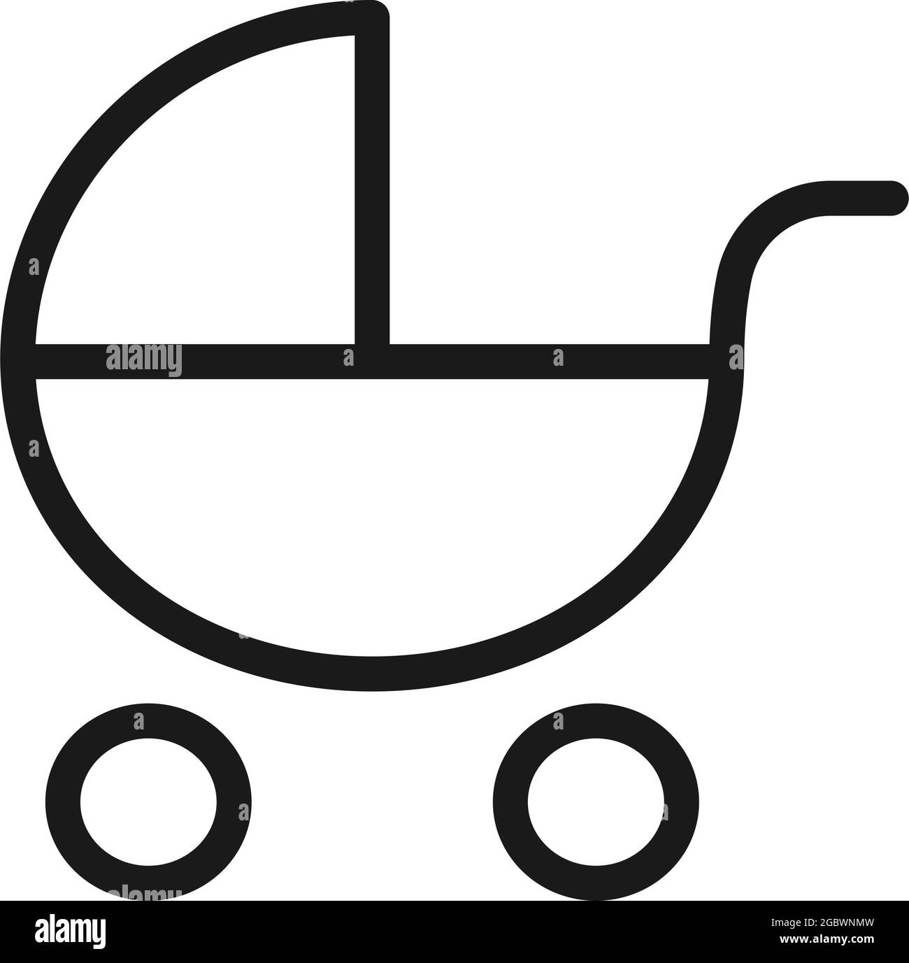 Child in baby carriage Black and White Stock Photos & Images - Alamy