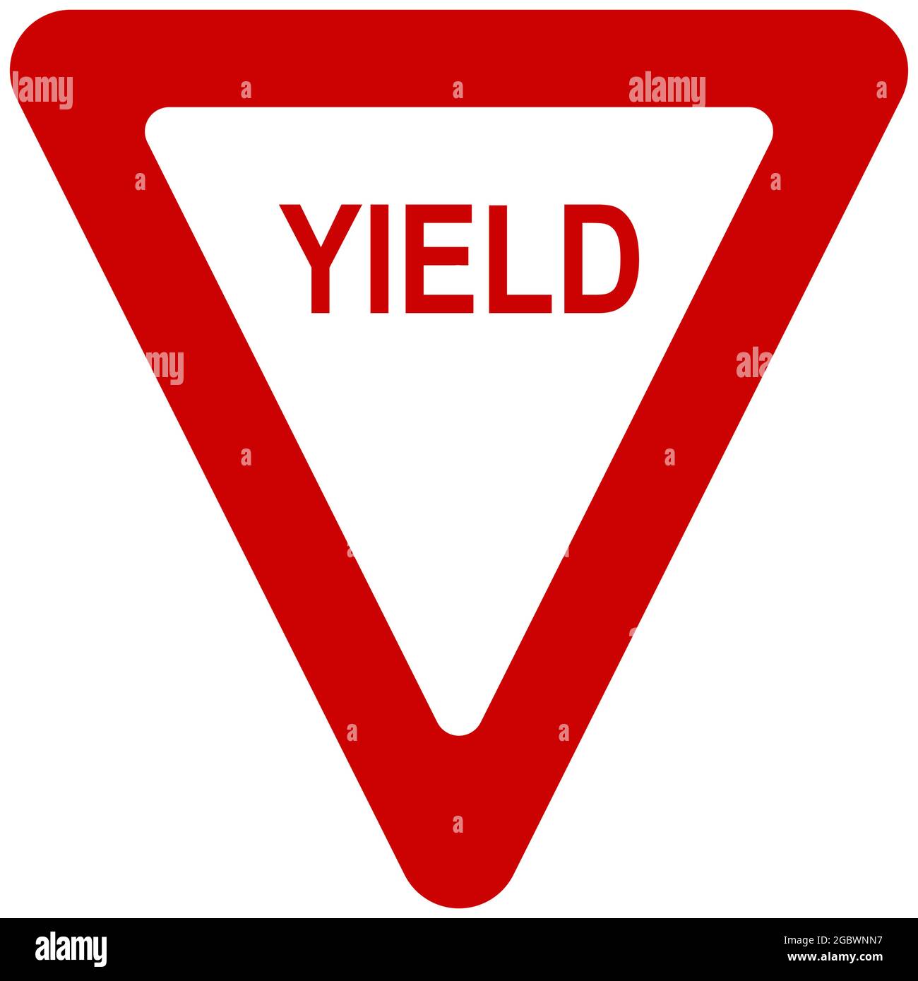 Stop and give way sign Stock Vector Images - Alamy