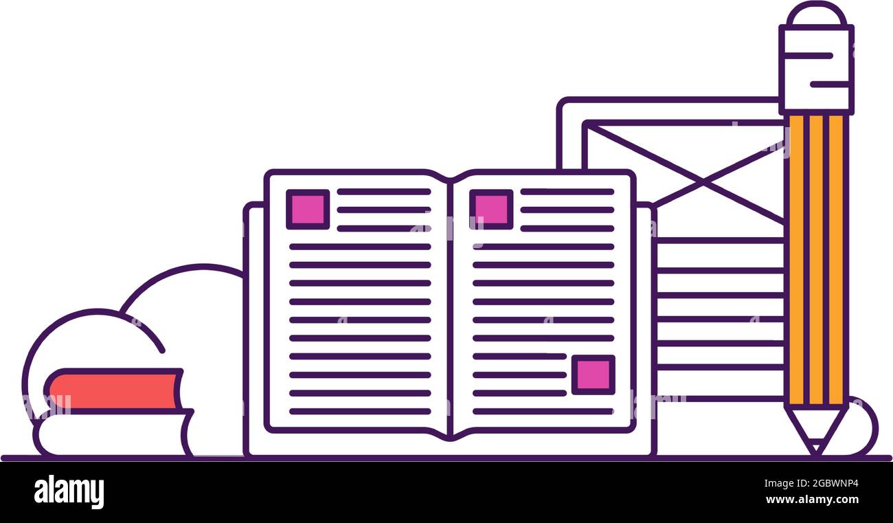 Education personal study outline vector flat icon Stock Vector Image ...