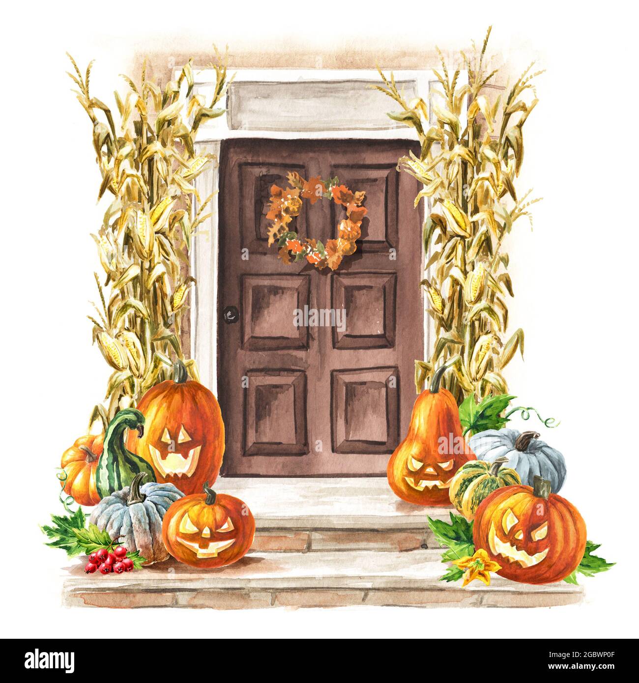 Dried corn door hi-res stock photography and images - Alamy