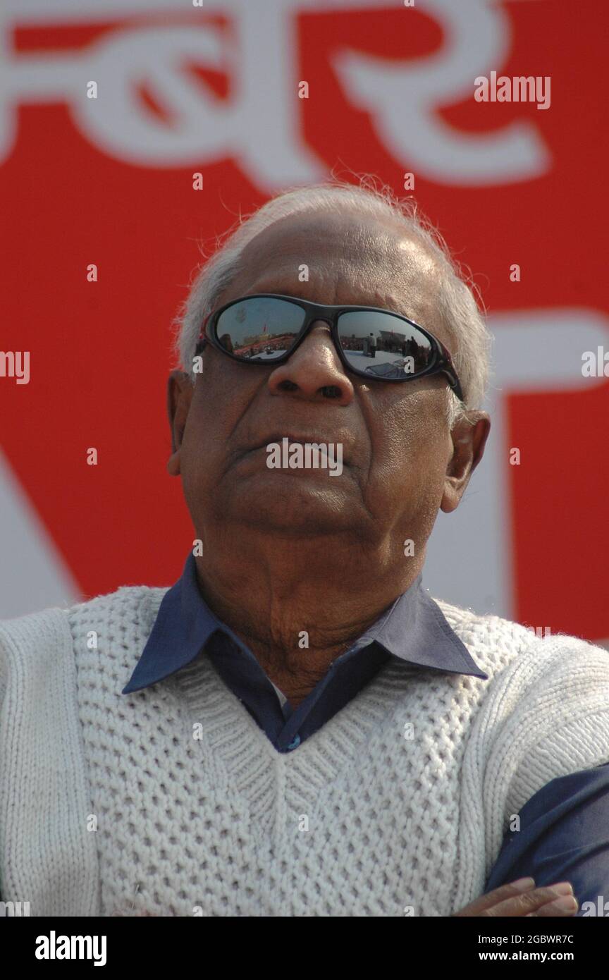 A. B. Bardhan, a freedom fighter, trade union leader and the former ...