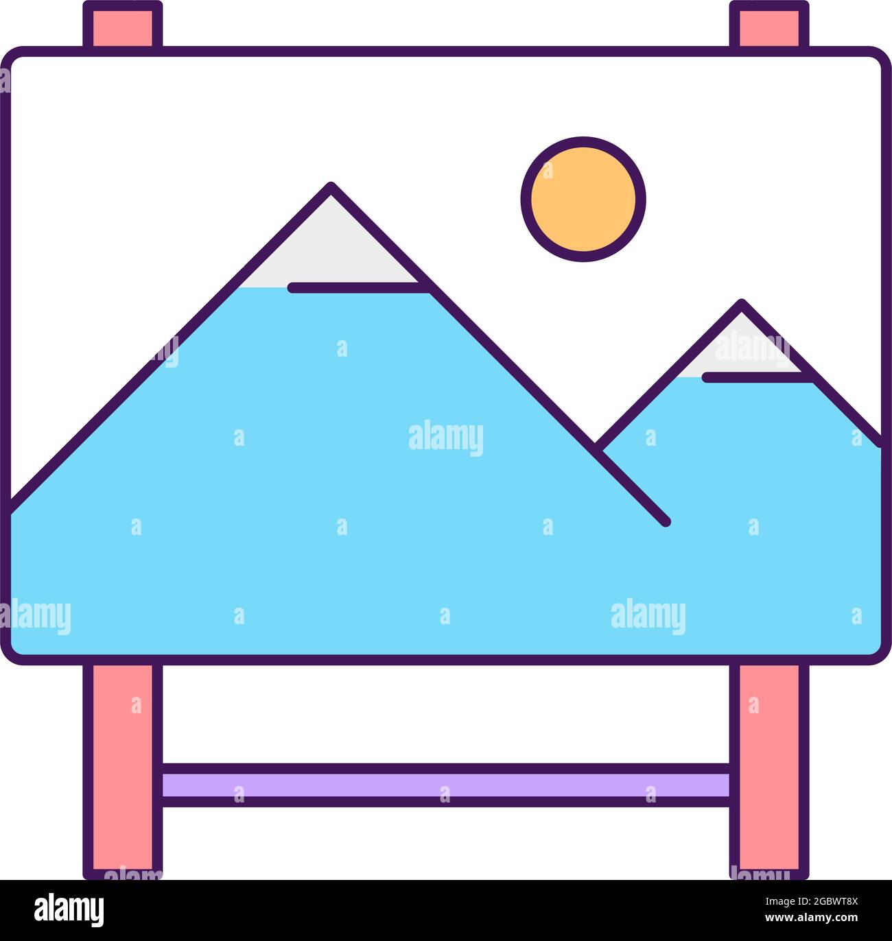 Graphic web design application vector flat icon Stock Vector Image ...
