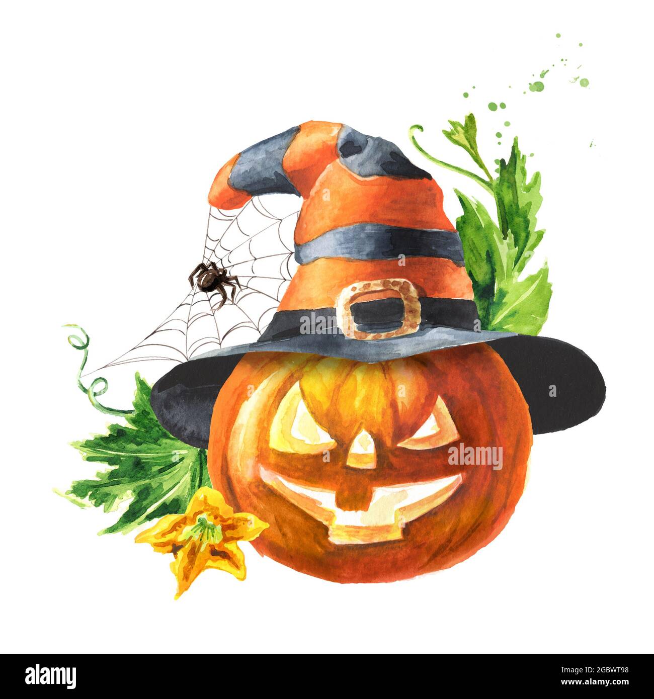 Spider Web Jack O Lantern