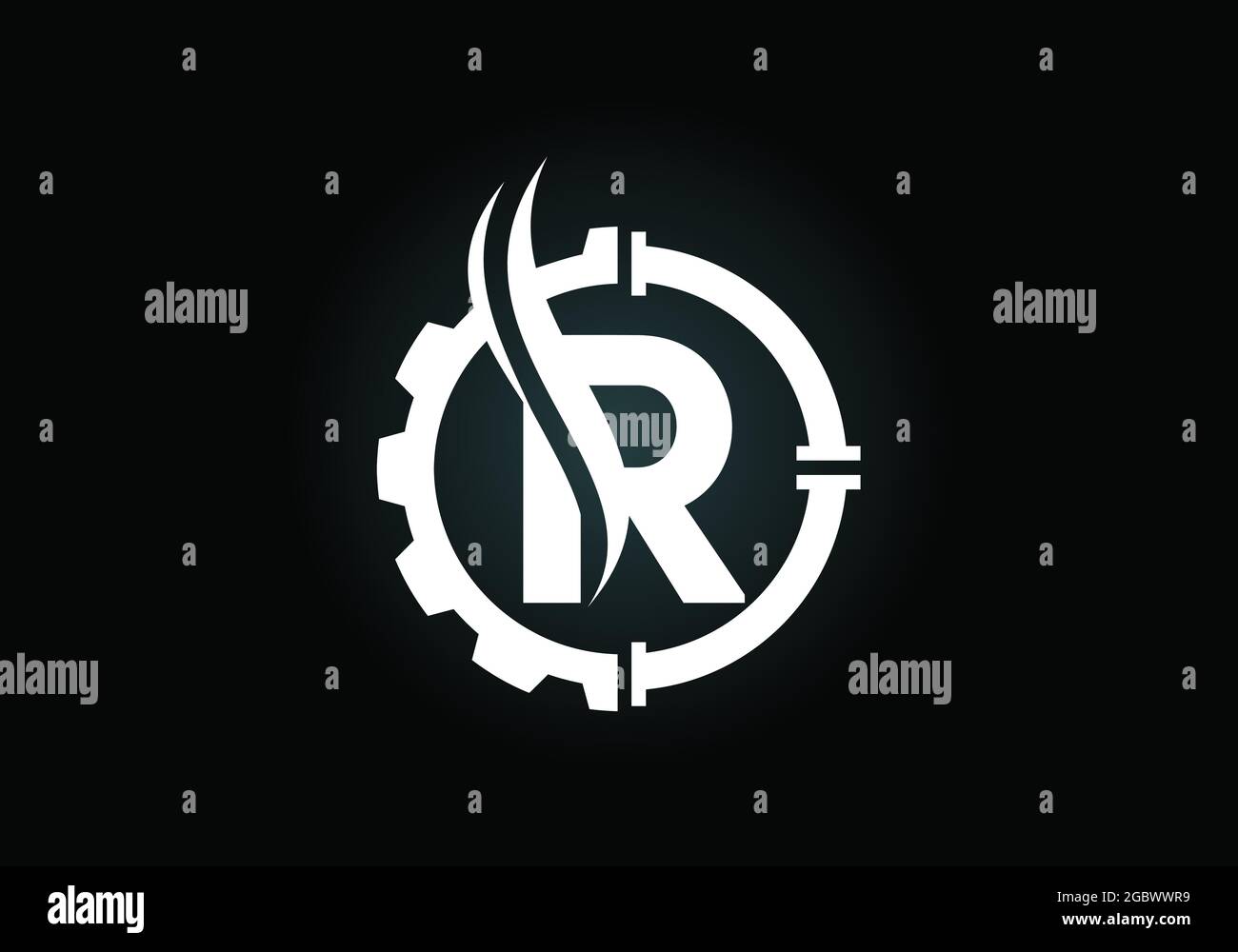 R gear logo hi-res stock photography and images - Alamy