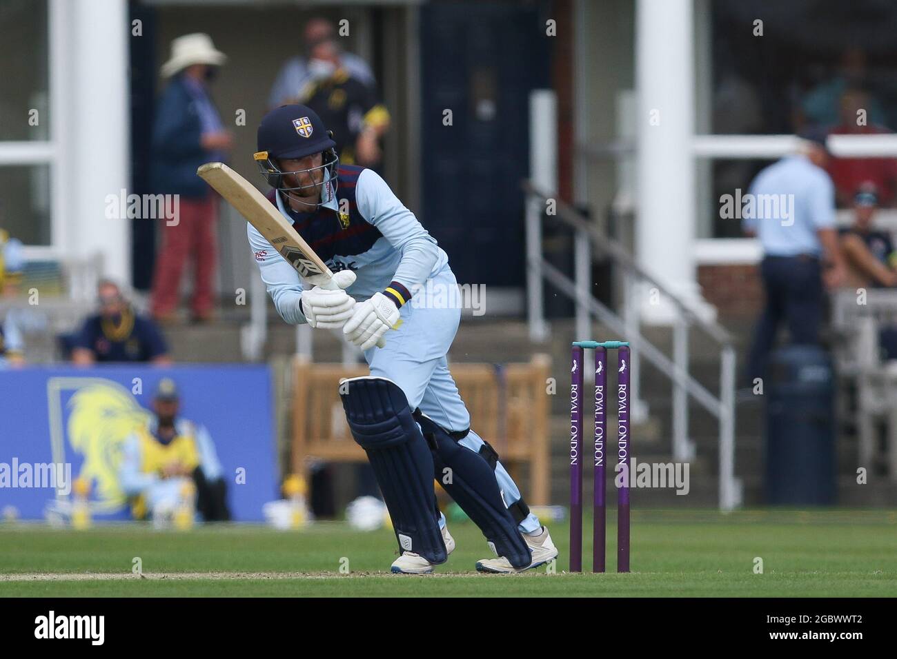 NEWCASTLE UPON TYNE, UK. AUGUST 5TH Graham Clark of Durham bats during ...