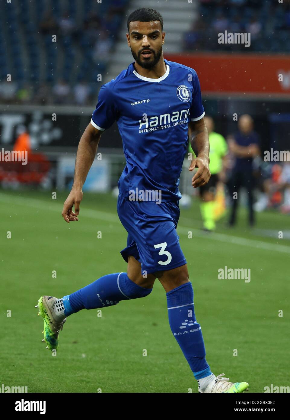 Gent's Christopher Operi pictured during a game between Belgian soccer ...