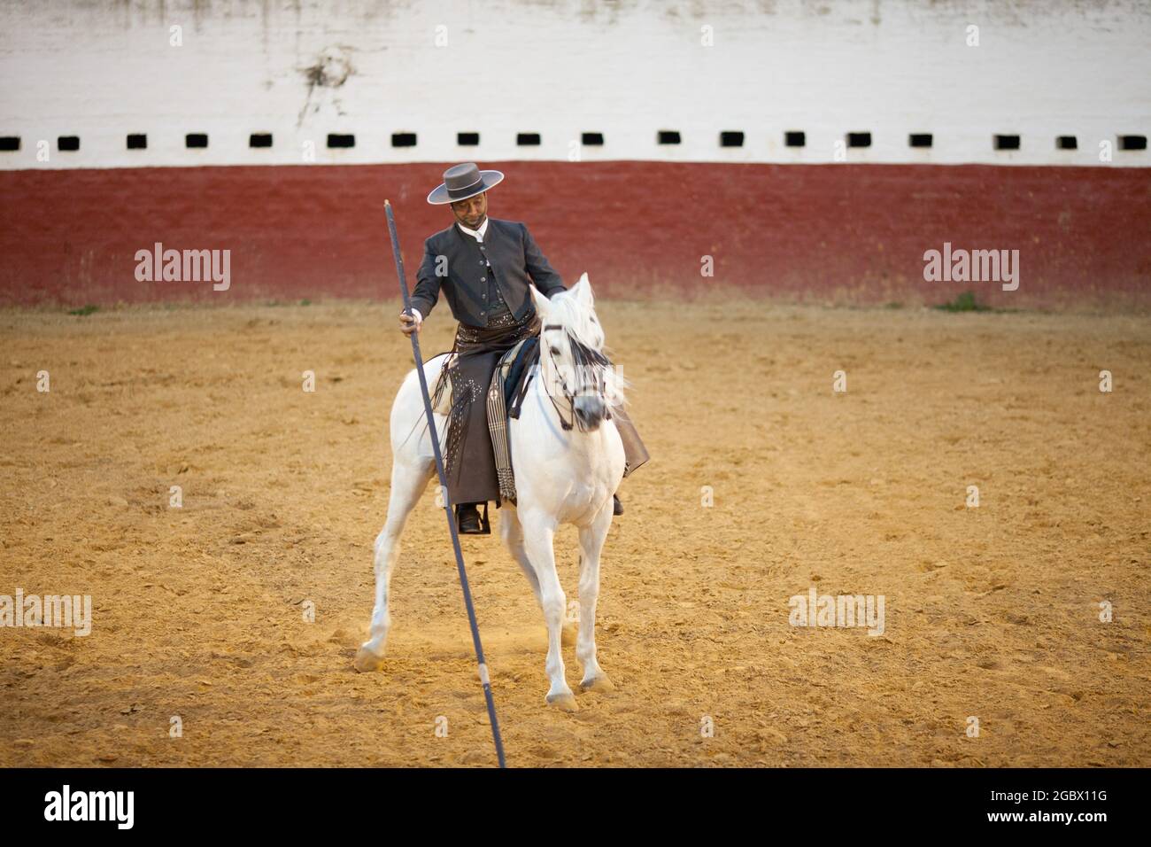 Garrocha pole horse riding hi-res stock photography and images - Alamy