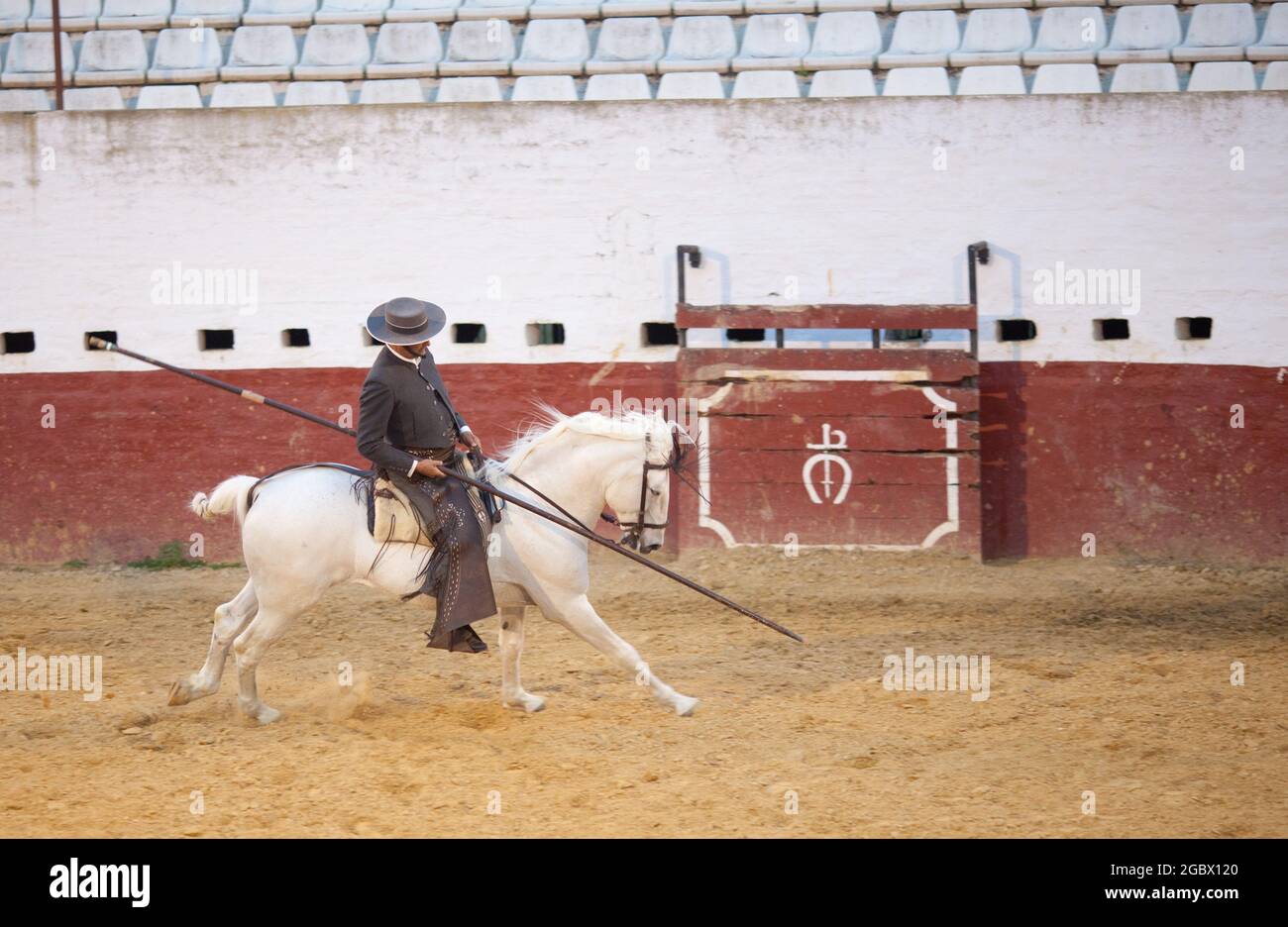 Garrocha pole horse riding hi-res stock photography and images - Alamy
