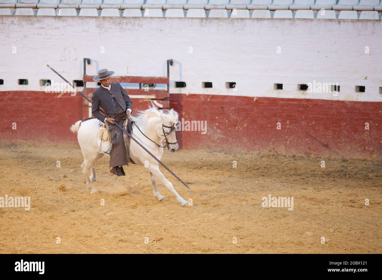 Garrocha pole horse riding hi-res stock photography and images - Alamy