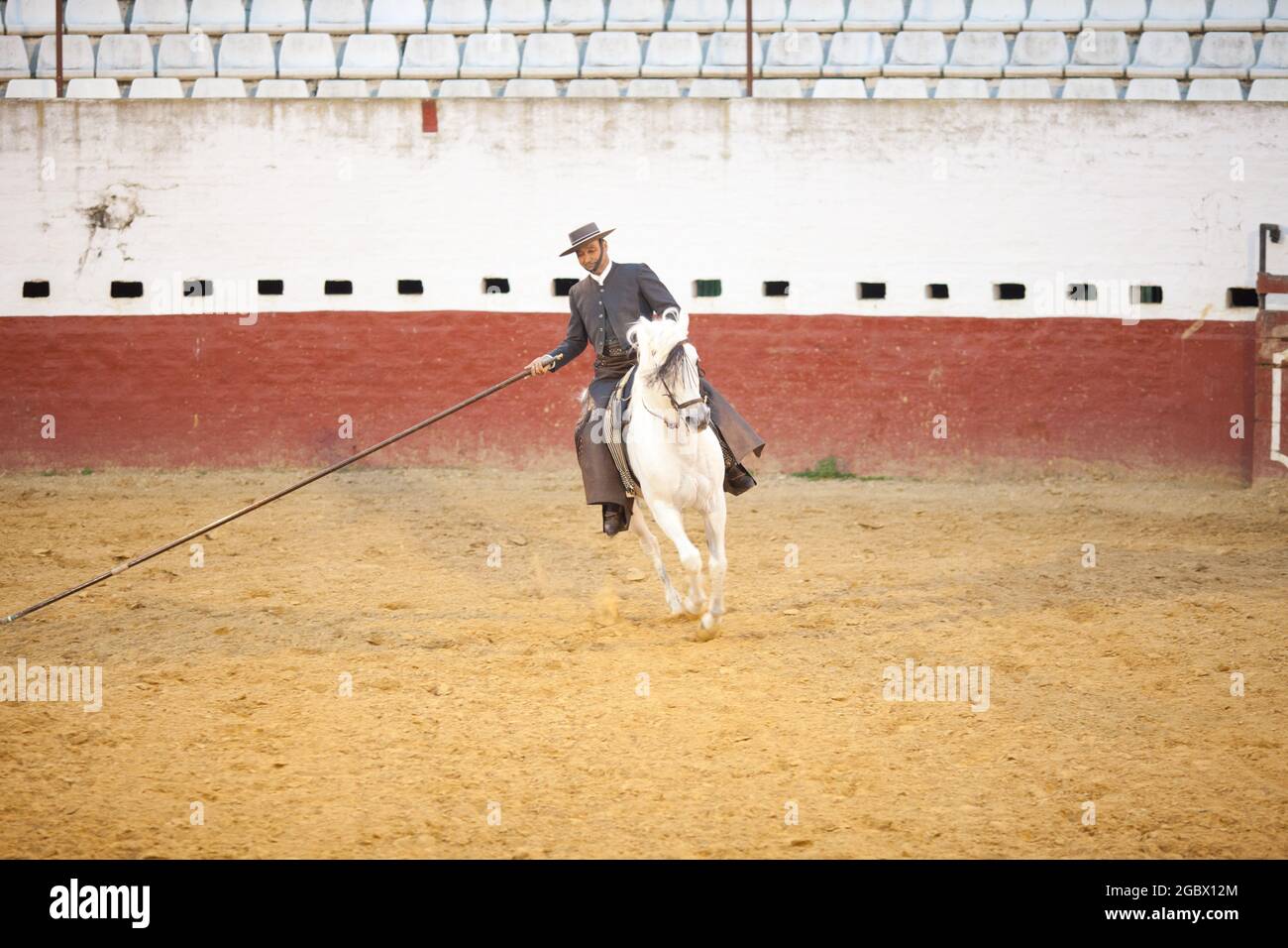 Garrocha pole horse riding hi-res stock photography and images - Alamy