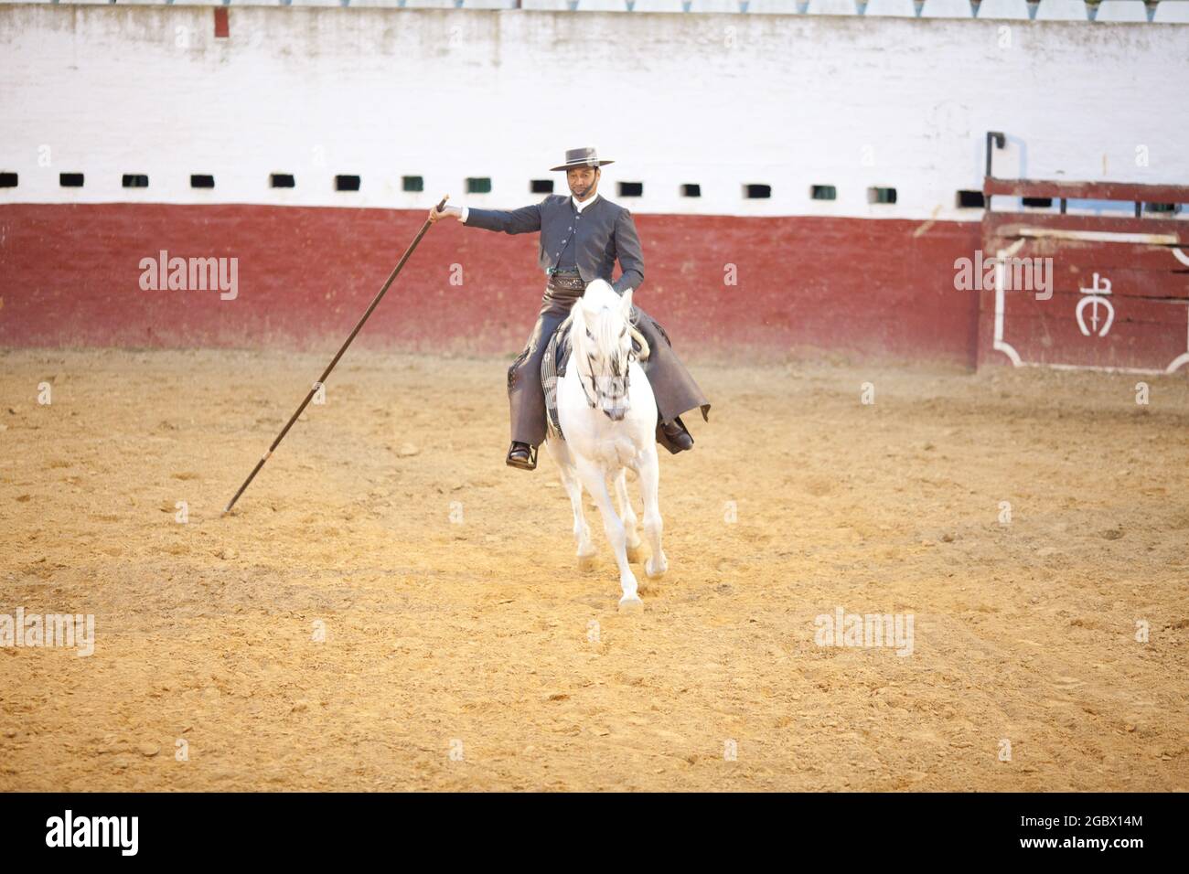 Garrocha pole horse riding hi-res stock photography and images - Alamy