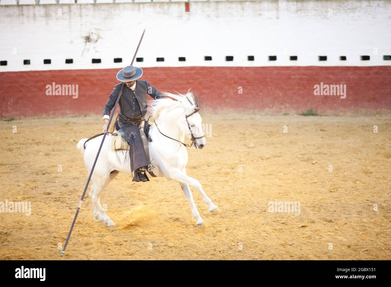 Garrocha pole horse riding hi-res stock photography and images - Alamy