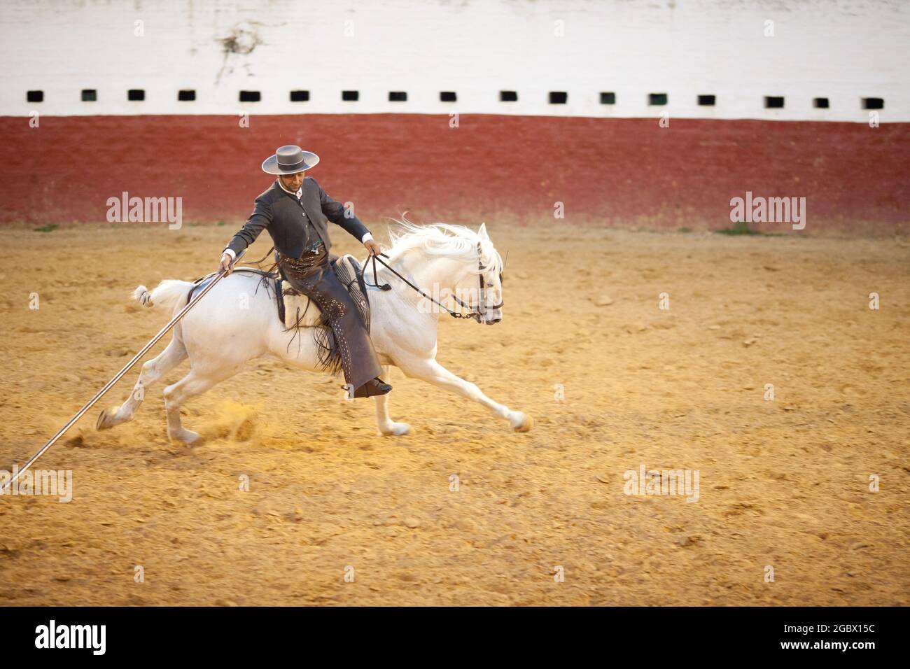 Garrocha pole horse riding hi-res stock photography and images - Alamy