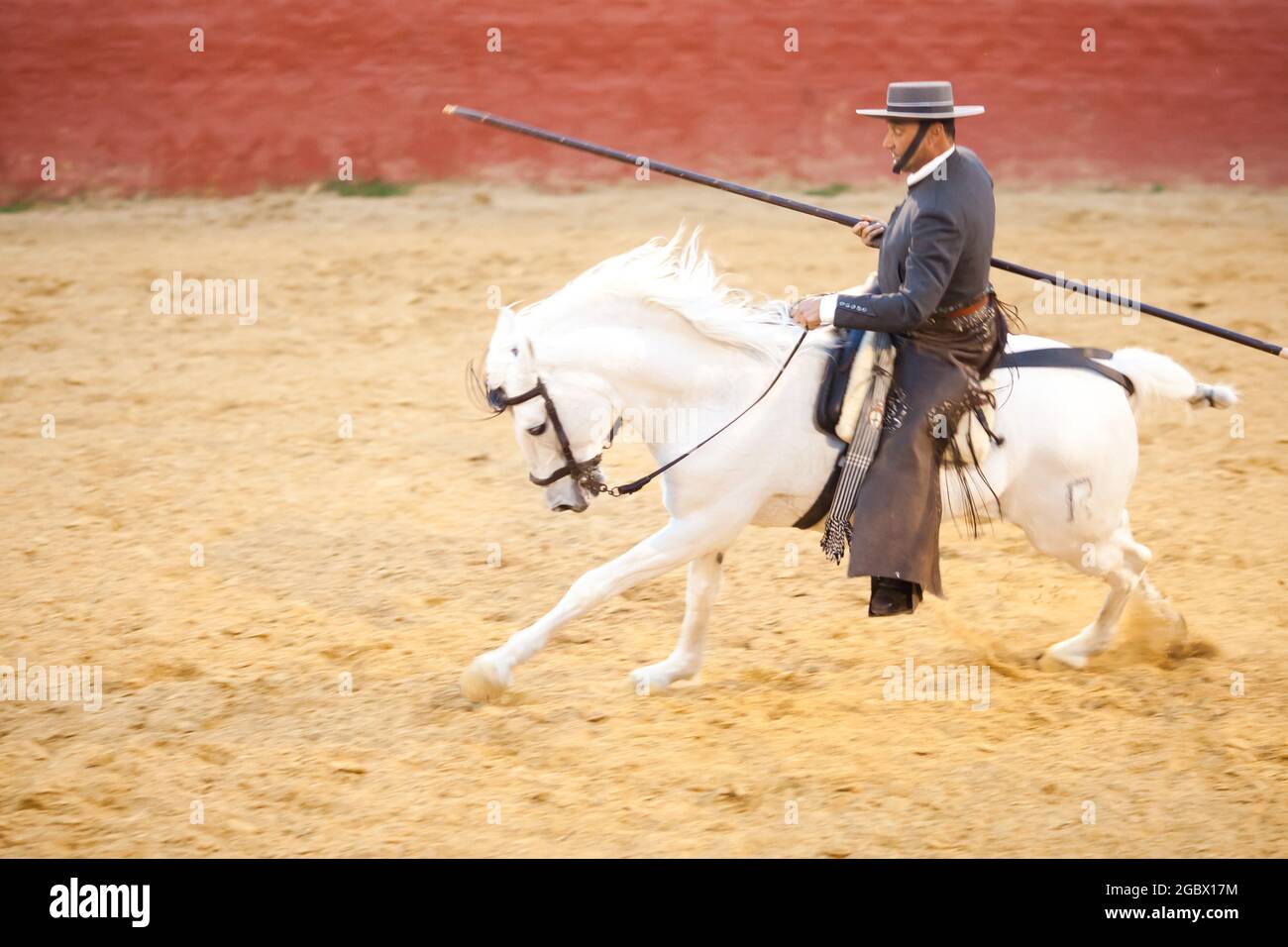 Garrocha pole horse riding hi-res stock photography and images - Alamy