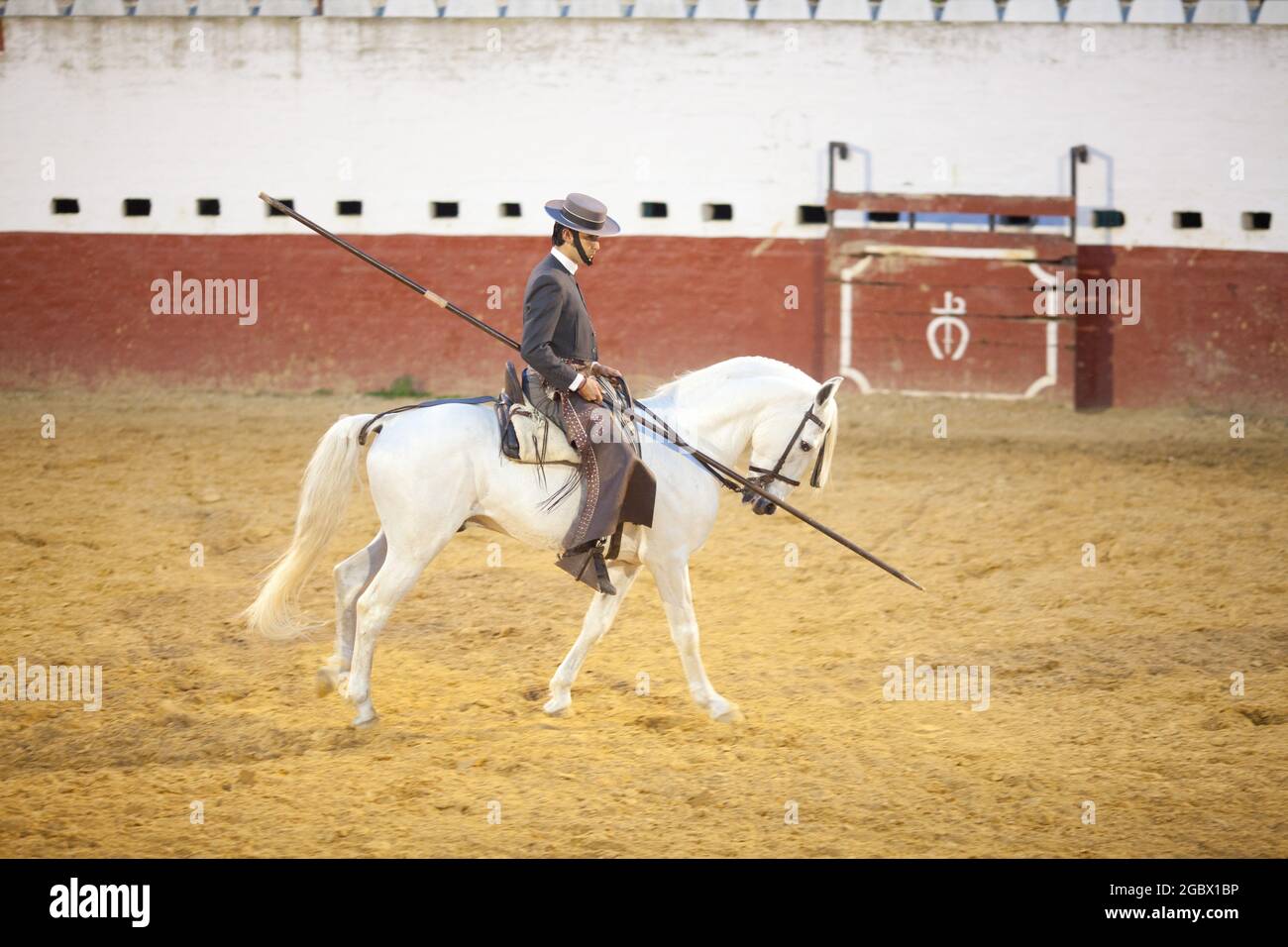 Garrocha pole horse riding hi-res stock photography and images - Alamy