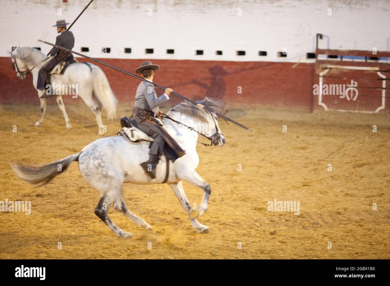 Garrocha pole horse riding hi-res stock photography and images - Alamy
