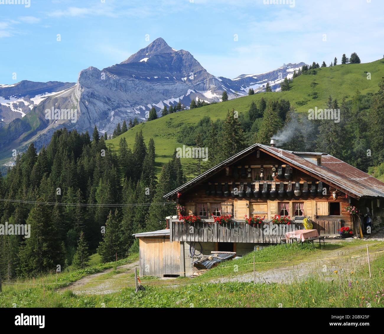 Old swiss farm house hi-res stock photography and images - Alamy