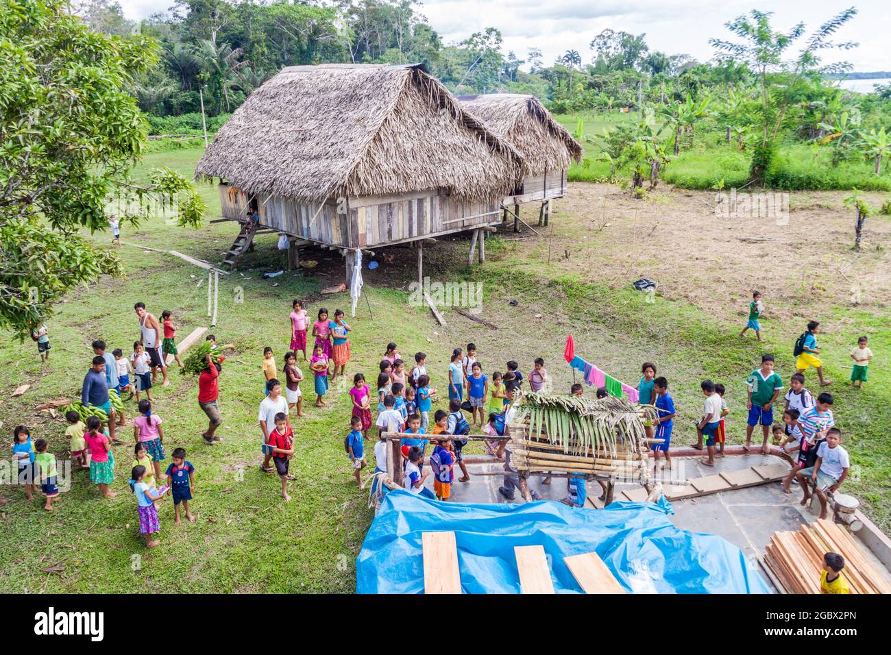 Napo river cargo boat hi-res stock photography and images - Alamy