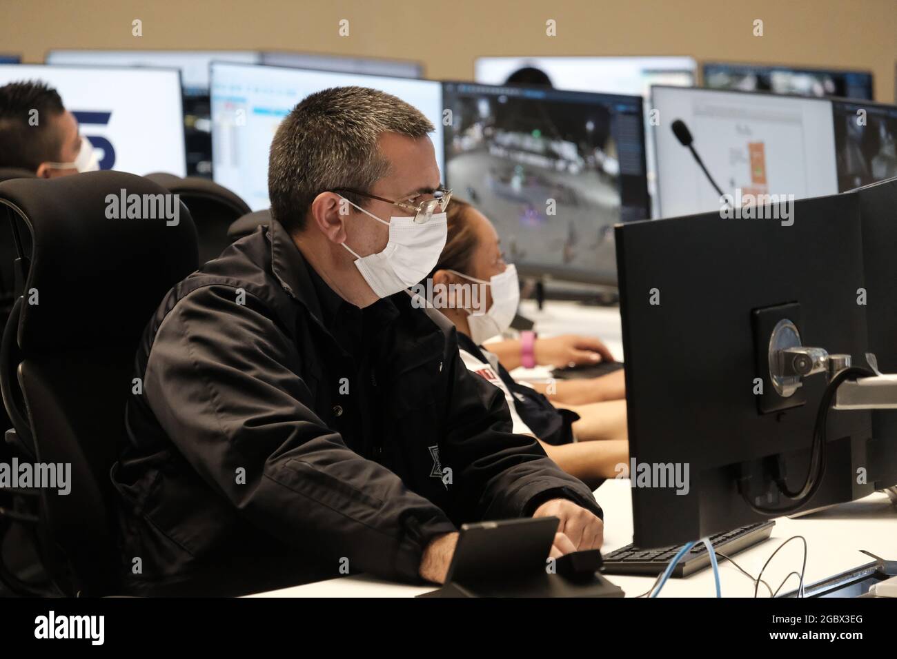 Cancun, Quintana Roo, Mexico, June 24, 2021.- C5 Command and Control ...