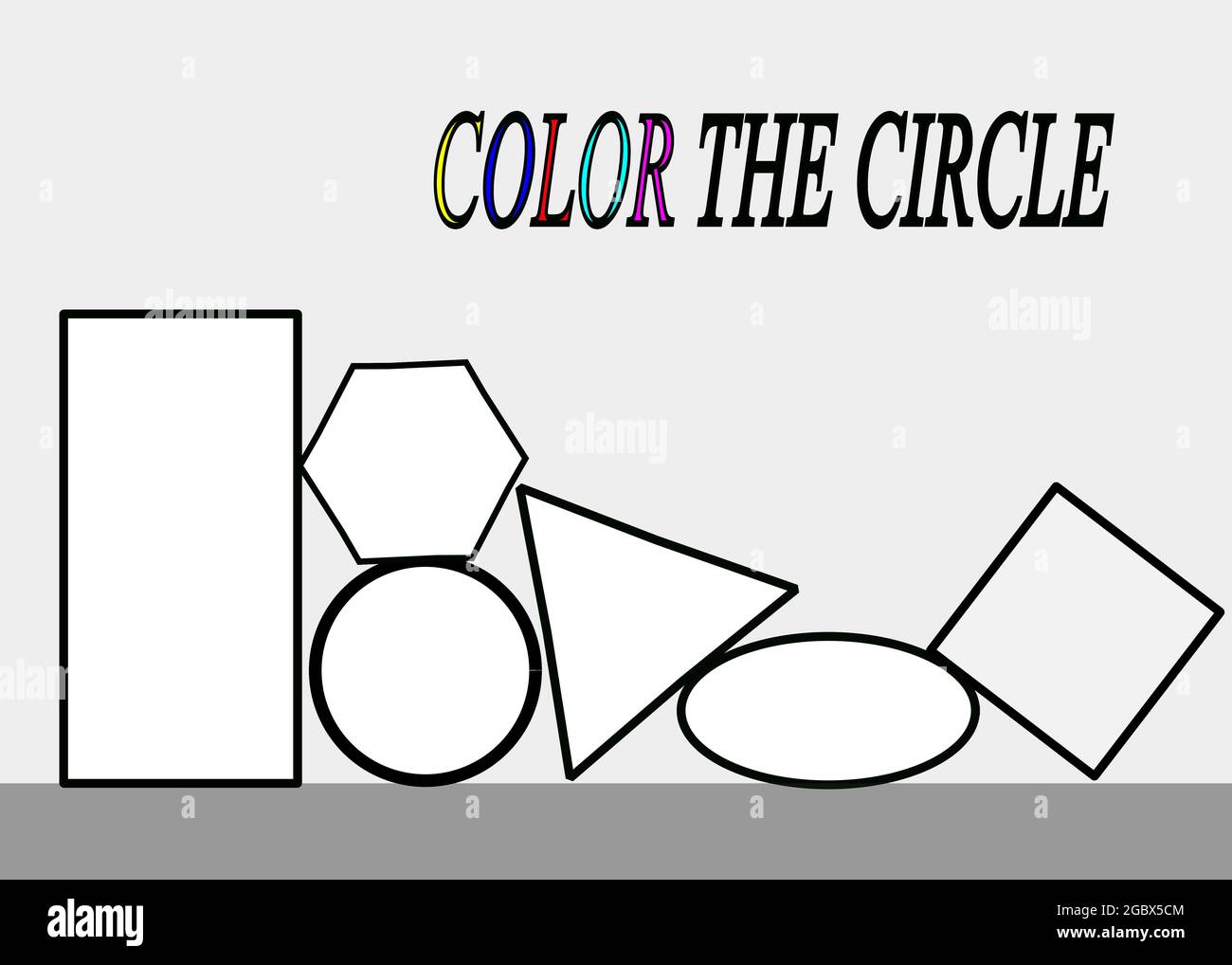 Sketch or color the mathematical shapes or trigonometry education for ...