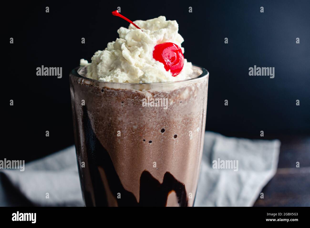 Dark Chocolate Milkshake