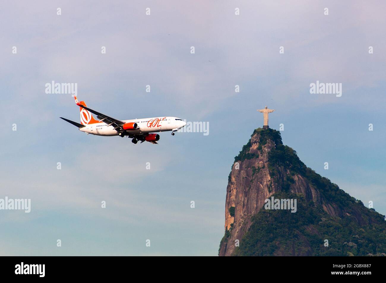 RIO DE JANEIRO, BRAZIL - FEBRUARY 26, 2016: Gol Airlines aircraft is ...