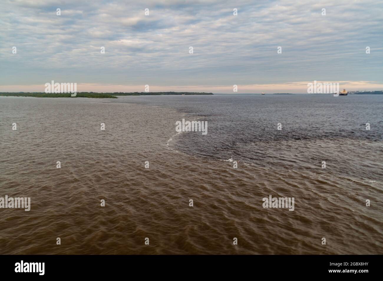 The Meeting of Waters (Encontro das Aguas) is the confluence between ...