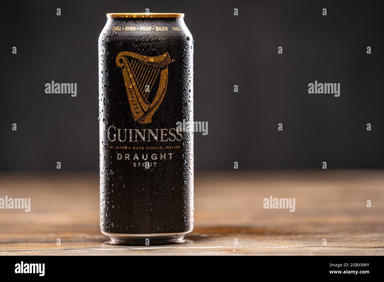 Guinness is a dark Irish dry stout that originated in the brewery of ...