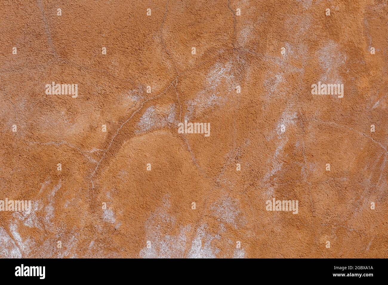 brown plaster wall texture with white salt stains Stock Photo - Alamy