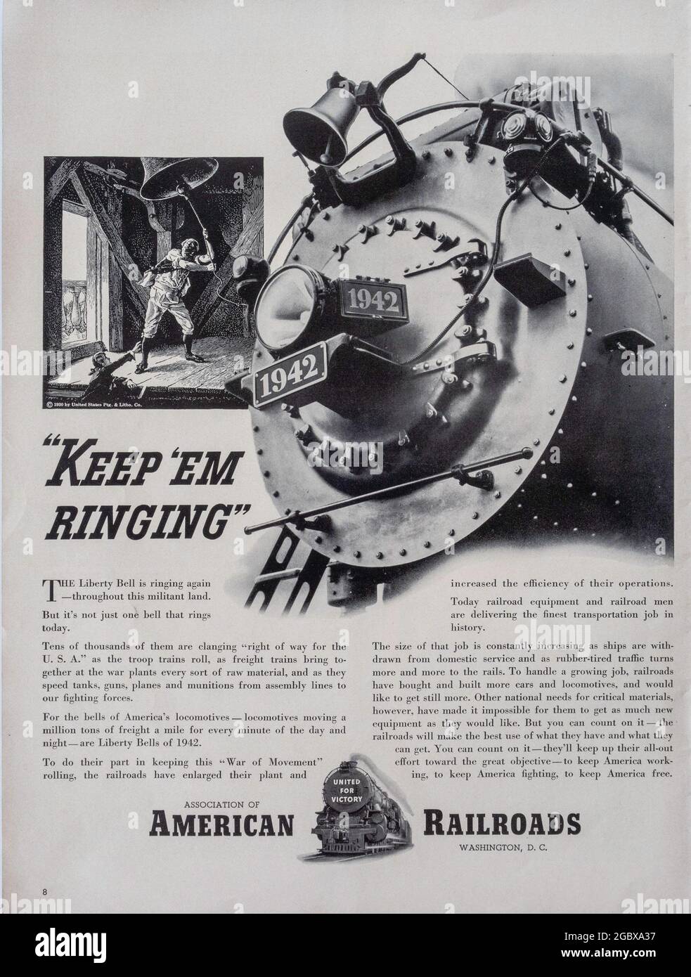 Vintage Life Magazine advertisement, July 6, 1942 issue, USA Stock ...